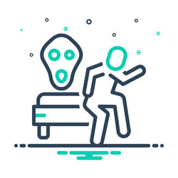 Scared Royalty Free Vector Image - VectorStock