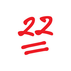 82 points test mark eighty two points test result Vector Image