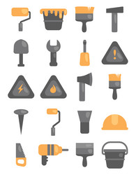 Work icon set on a white background Royalty Free Vector