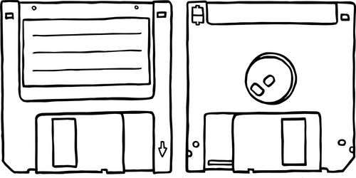 Floppy Disk Drawing Vector Images (over 320)