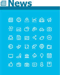 Communication icon set Royalty Free Vector Image