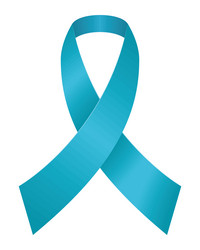 Blue ribbon campaign Royalty Free Vector Image
