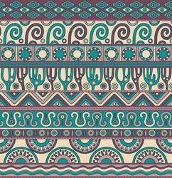 Tribal seamless pattern Royalty Free Vector Image