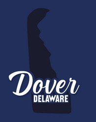 Dover delaware united states of america Royalty Free Vector