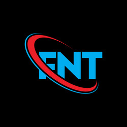 Fnt letter logo design in six style polygon Vector Image