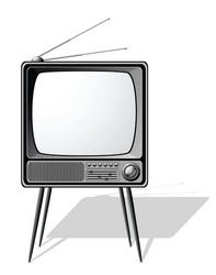 Retro tv Royalty Free Vector Image - VectorStock