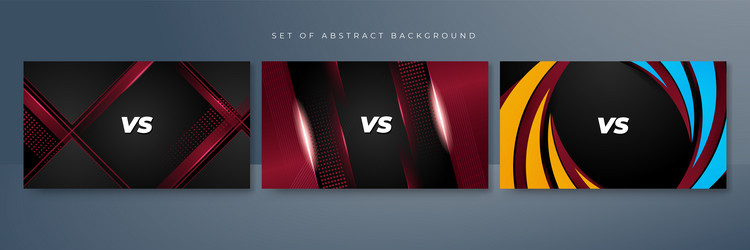 Versus vs background Royalty Free Vector Image