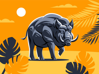 Red Boar Head Mascot Vector Images (over 120)