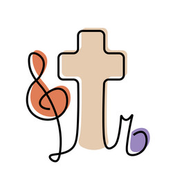 Treble Clef Cross Vector Images (54)