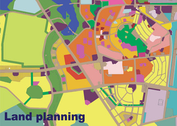 City map for children play mat Royalty Free Vector Image