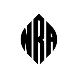 Nra logo letter design Royalty Free Vector Image