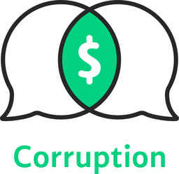 Money Corruption Logo