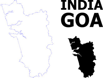 Goa Outline Map Vector Images (49)