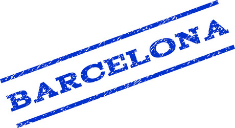 Barcelona watermark stamp Royalty Free Vector Image