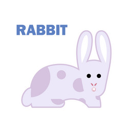 Rabbit Flashcard Vector Images (over 160)