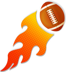 Explosive fire basketball icon Royalty Free Vector Image