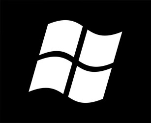 Windows microsoft brand logo symbol blue design Vector Image