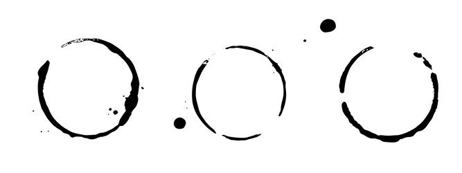 Round grunge shape texture rough circle stamp Vector Image