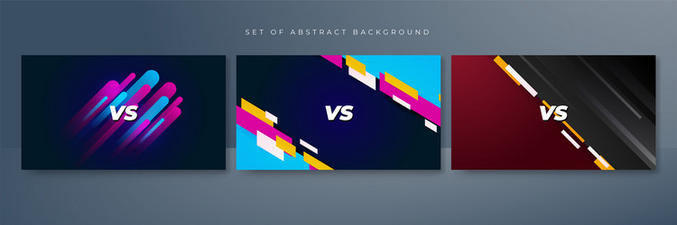 Versus vs background Royalty Free Vector Image
