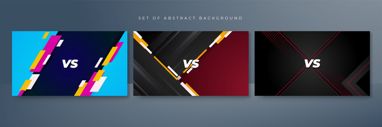 Versus vs background Royalty Free Vector Image