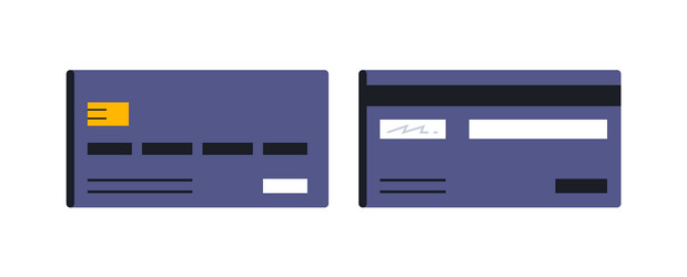 Credit Card Back Template Vector Images (over 1,400)