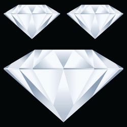 Gold diamond Royalty Free Vector Image - VectorStock