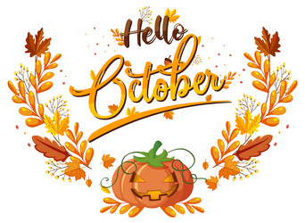 October Wording Vector Images (over 4,700)