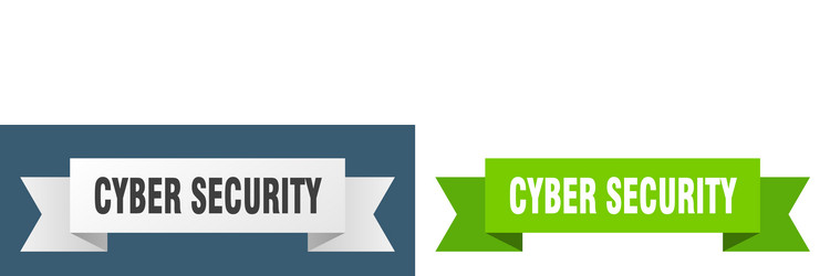 Cyber bullying ribbon paper band Royalty Free Vector Image