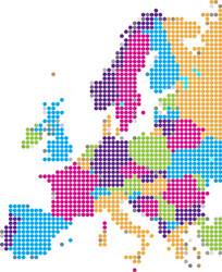 Lgbt spectrum dot germany map Royalty Free Vector Image