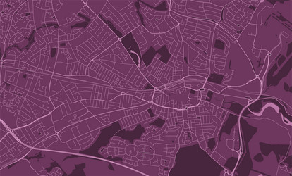 Map of luton england Royalty Free Vector Image