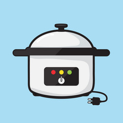 Electric cooker Royalty Free Vector Image - VectorStock