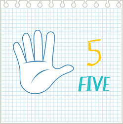 Five Finger Clipart Vector Images (over 210)