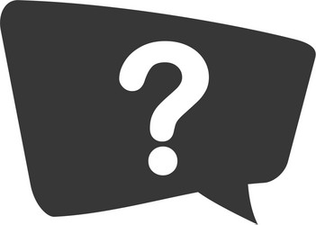 Question mark ask why icon graphic Royalty Free Vector Image