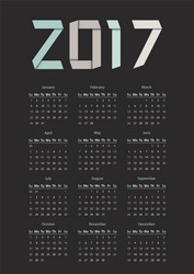 Business planner calendar template weekly Vector Image