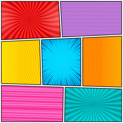 Comic Border Manga Vector Images (over 300)