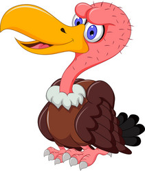 Cute eagle cartoon Royalty Free Vector Image - VectorStock