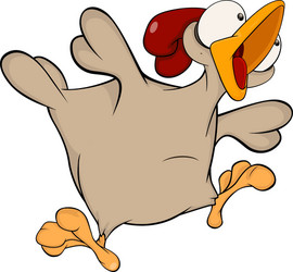 Rooster Shouting Vector Images (43)