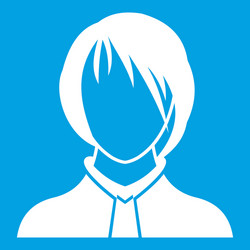 Woman icon white Royalty Free Vector Image - VectorStock