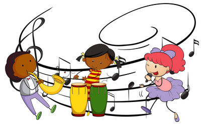 Kids Music Clip Art