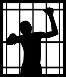 Man Behind Bars Vector Images (over 510)