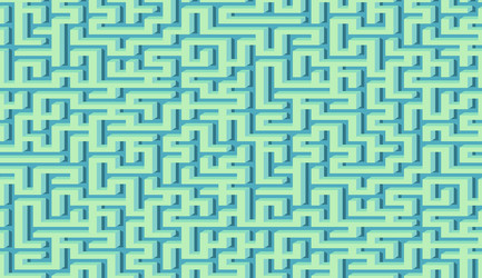 Maze pattern abstract background with vibrant Vector Image