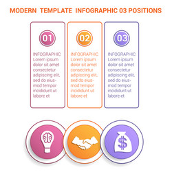 Infographic design report template with location Vector Image