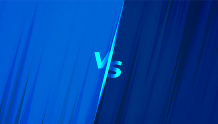 Versus vs competition battle background template Vector Image