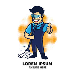 Cleaning Man Logo Vector Images (over 4,500)