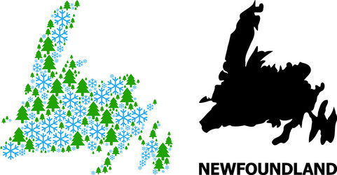 Newfoundland Symbol Map Vector Images (over 100)