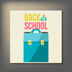 Back to school design template Royalty Free Vector Image