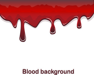 Dripping red blood seamless border Royalty Free Vector Image