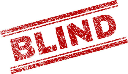 Grunge textured blind round stamp seal Royalty Free Vector