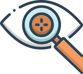 Eye detect Royalty Free Vector Image - VectorStock