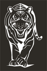 Tiger symbol Royalty Free Vector Image - VectorStock